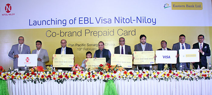 Eastern Bank PLC. | EBL and Nitol Motors launch Co-brand Prepaid Card