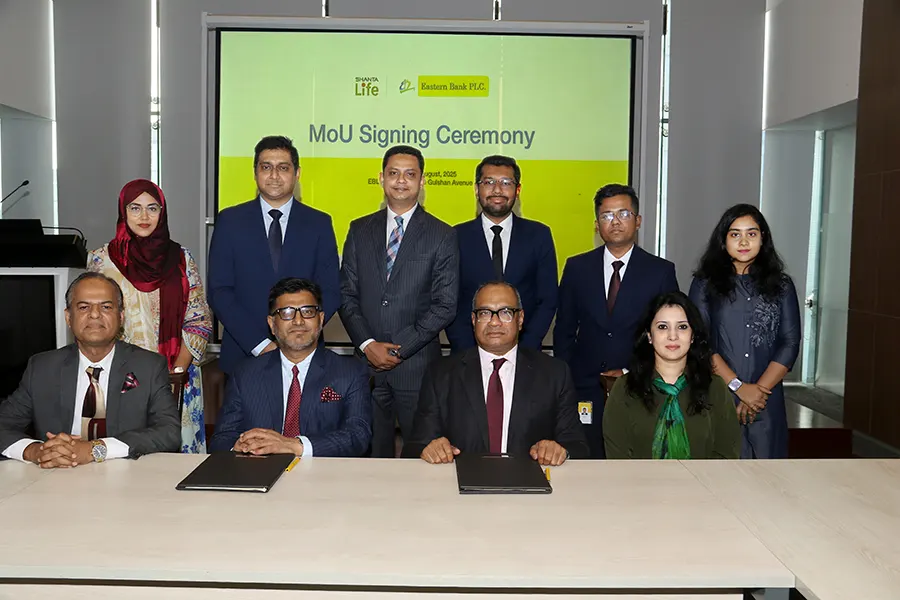 Eastern Bank PLC. | EBL partners with Shanta Life Insurance on ...