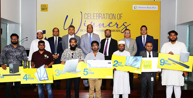 Eastern Bank PLC. | EBL Skybanking Campaign winners awarded