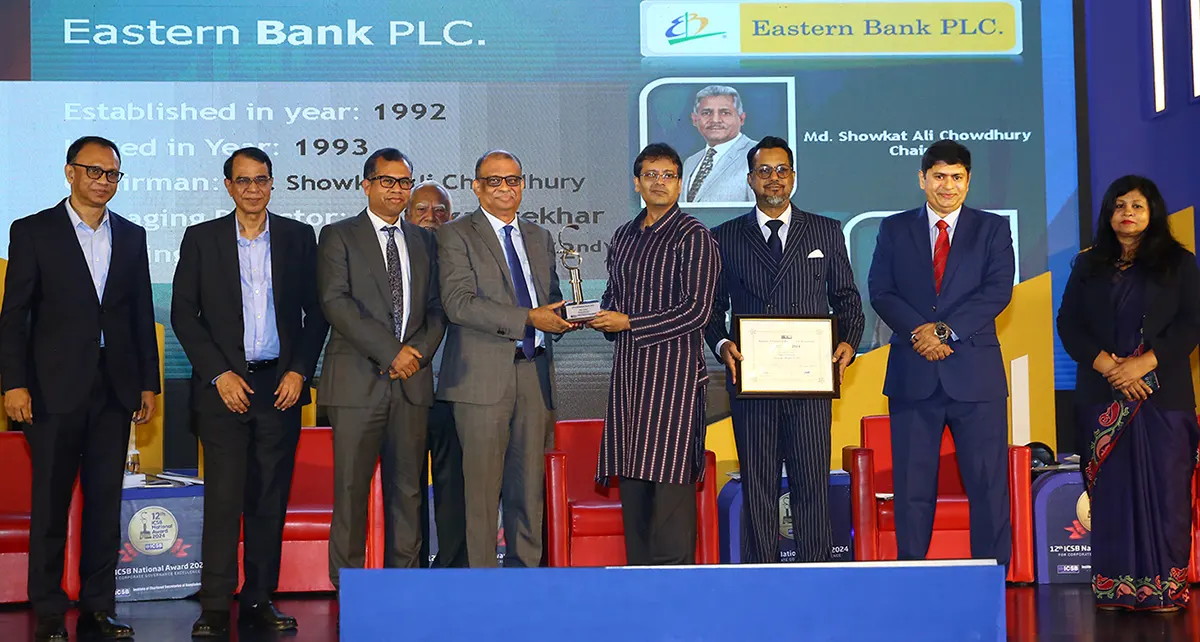 Eastern Bank PLC. | EBL Wins ICSB National Award for Corporate ...
